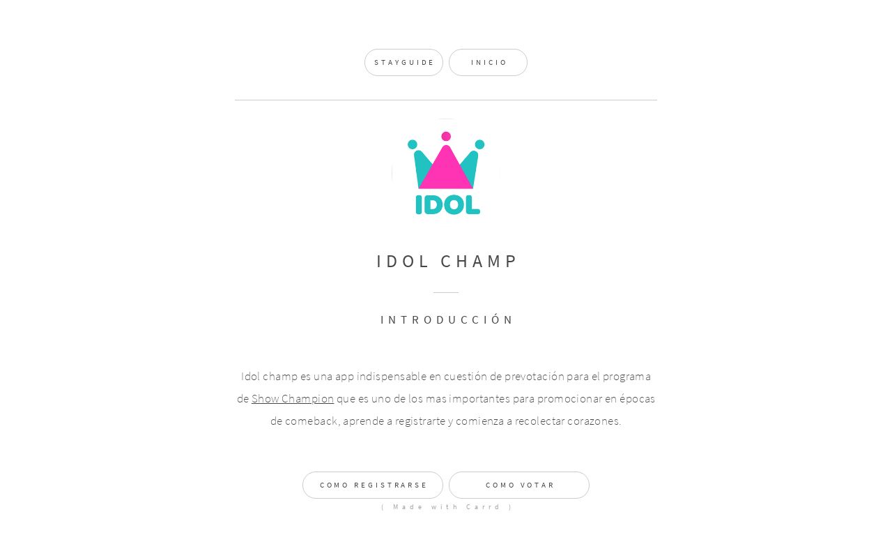 IDOL CHAMP
